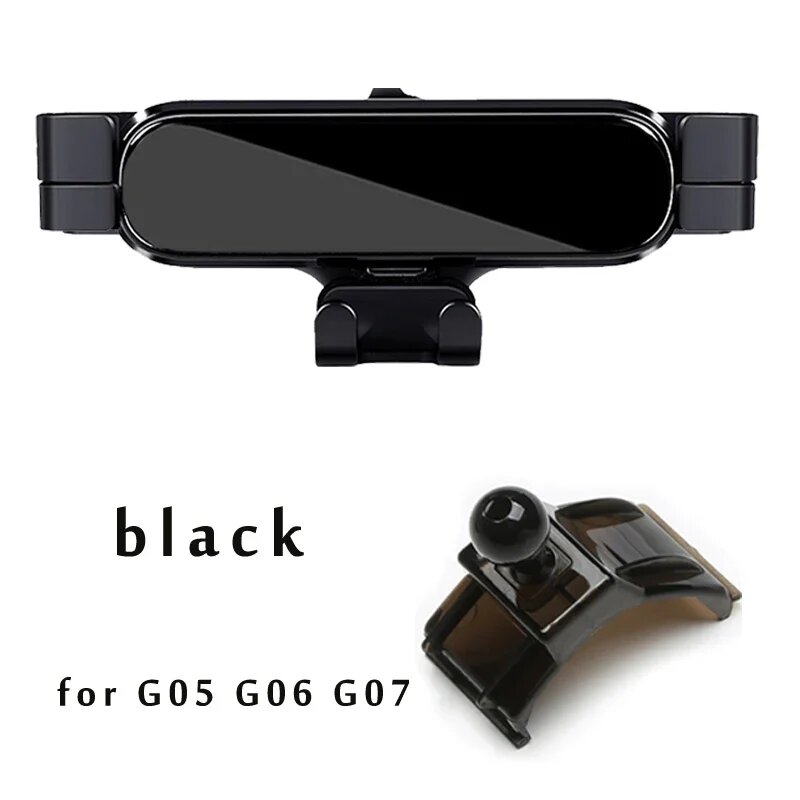 Автомобильный держатель телефона для BMW X5 G05 X6 G06 X7 G07, автомобильный Стайлинг, black