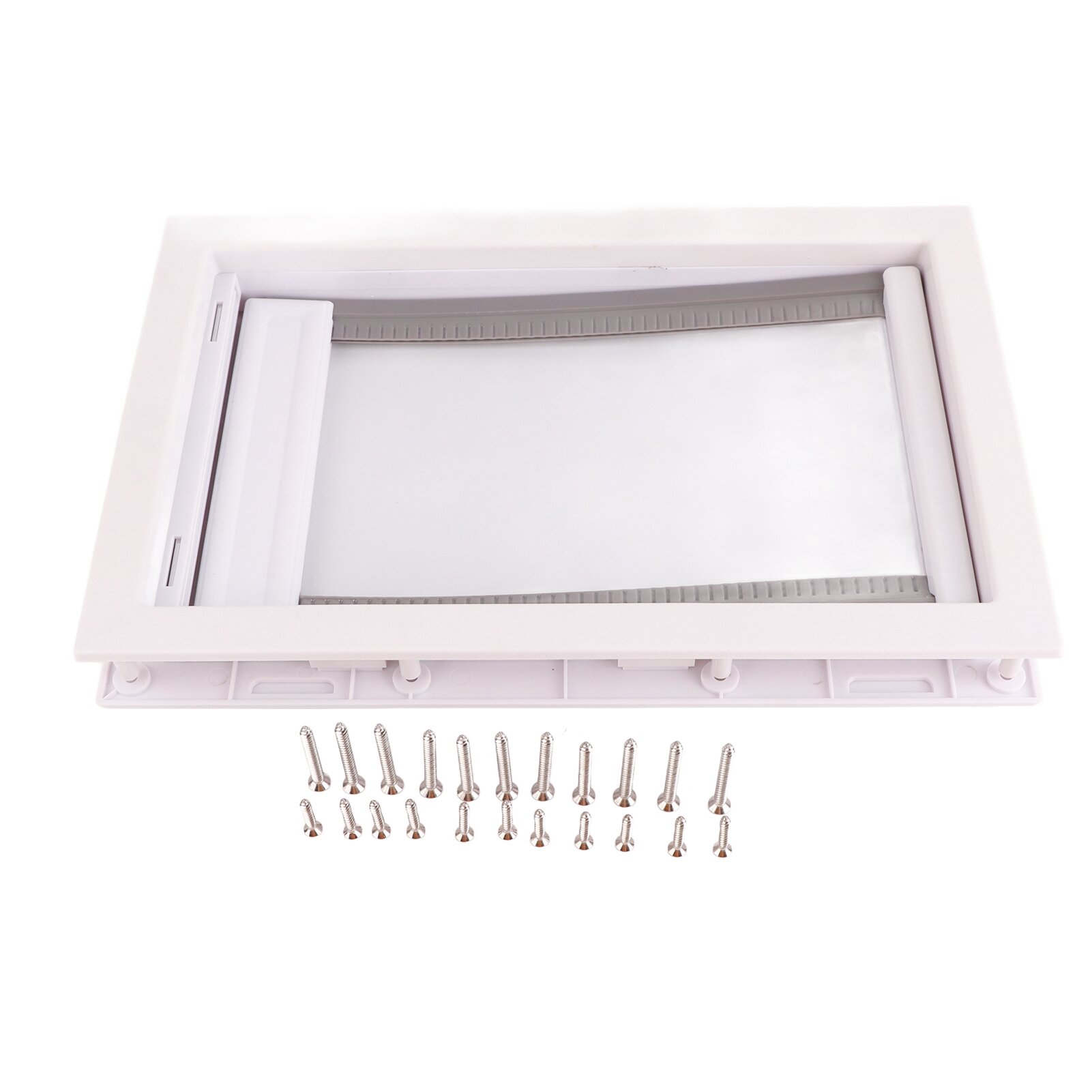 Пластиковая ПВХ Дверная дверь Магнит Автоматическая закрывающая дверь Оба обоих безопасности аксессуар для кошки Dogwhite XL