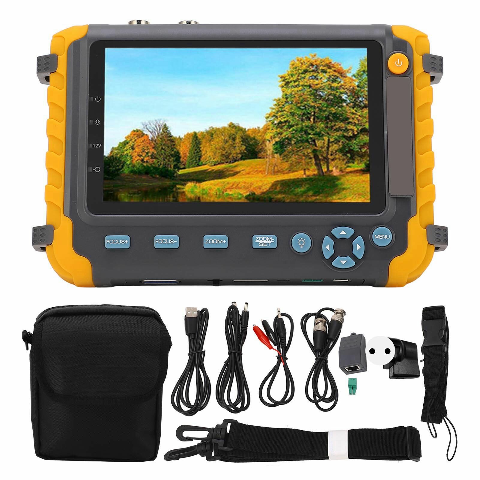 8 МП тестер камер с 5" экраном, VGA и коаксиальным входом