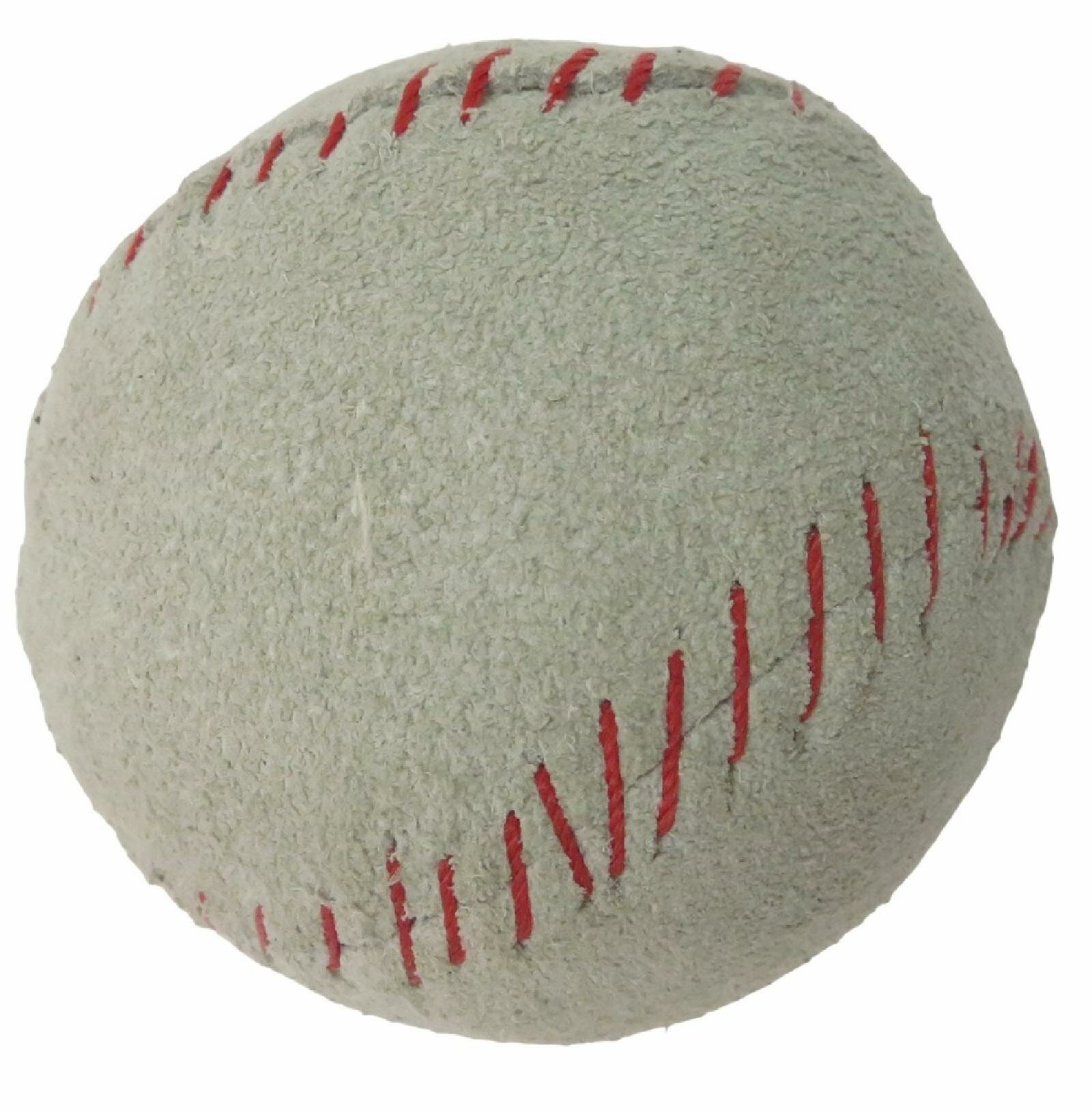 Мягкий замшевый кожаный мяч с наполнителем, белый