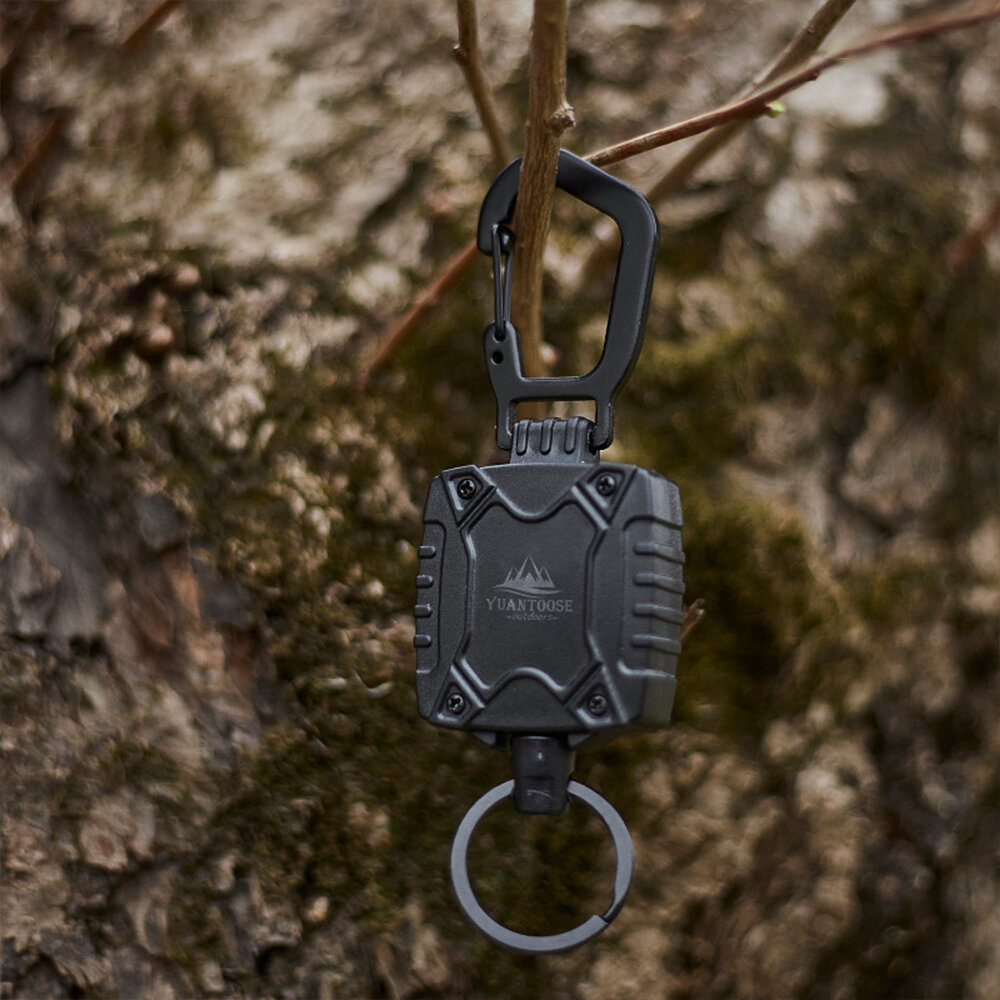 Сверхпрочный пластиковый карабин, выдвижной, анти-потерянный, магнитный, эластичный брелок для альпинизма на открытом воздухе