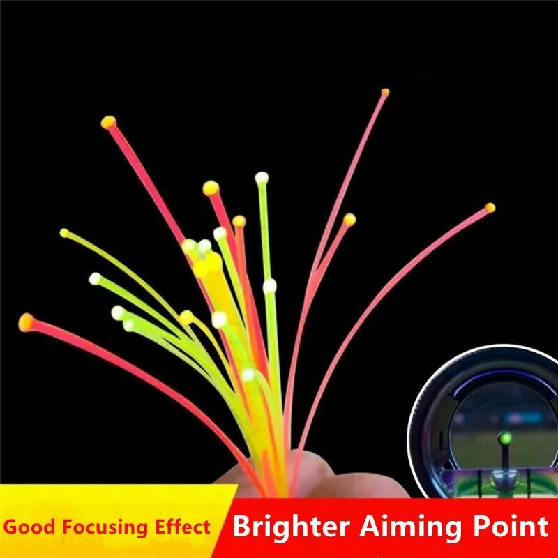 Волоконно-оптический прицел для лука Slingshot Fiber Sight, 50 см, красный, 1mm diameter red