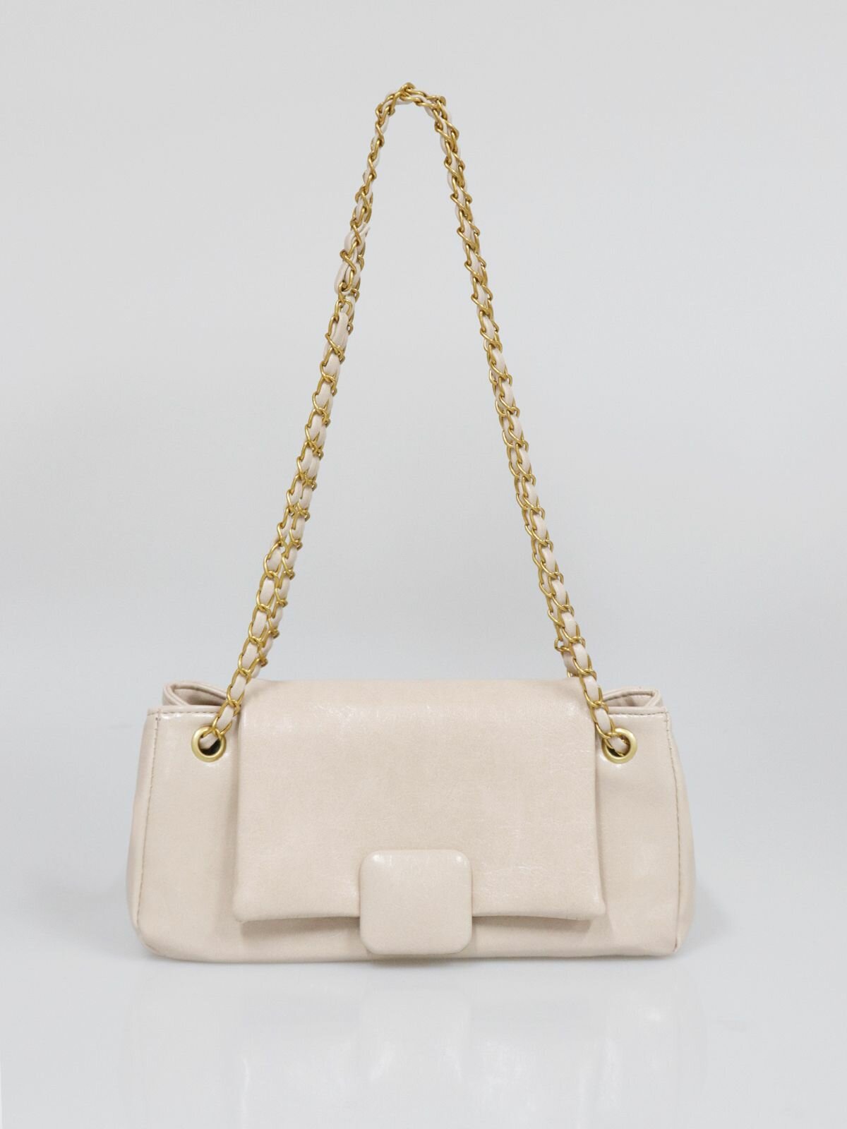 Черная женская сумка-френч для подмышек/сумка-мессенджер/из экологически чистой кожи