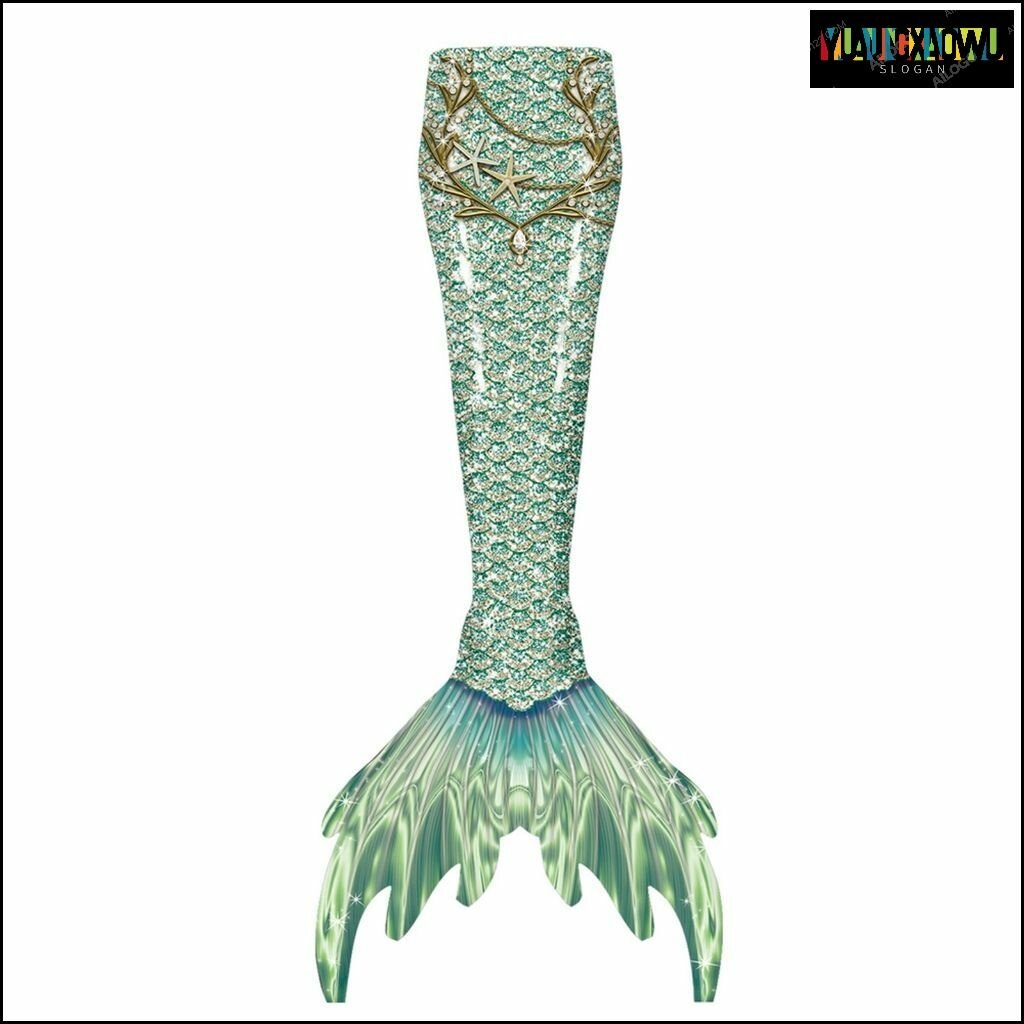 Хвост русалки для плавания