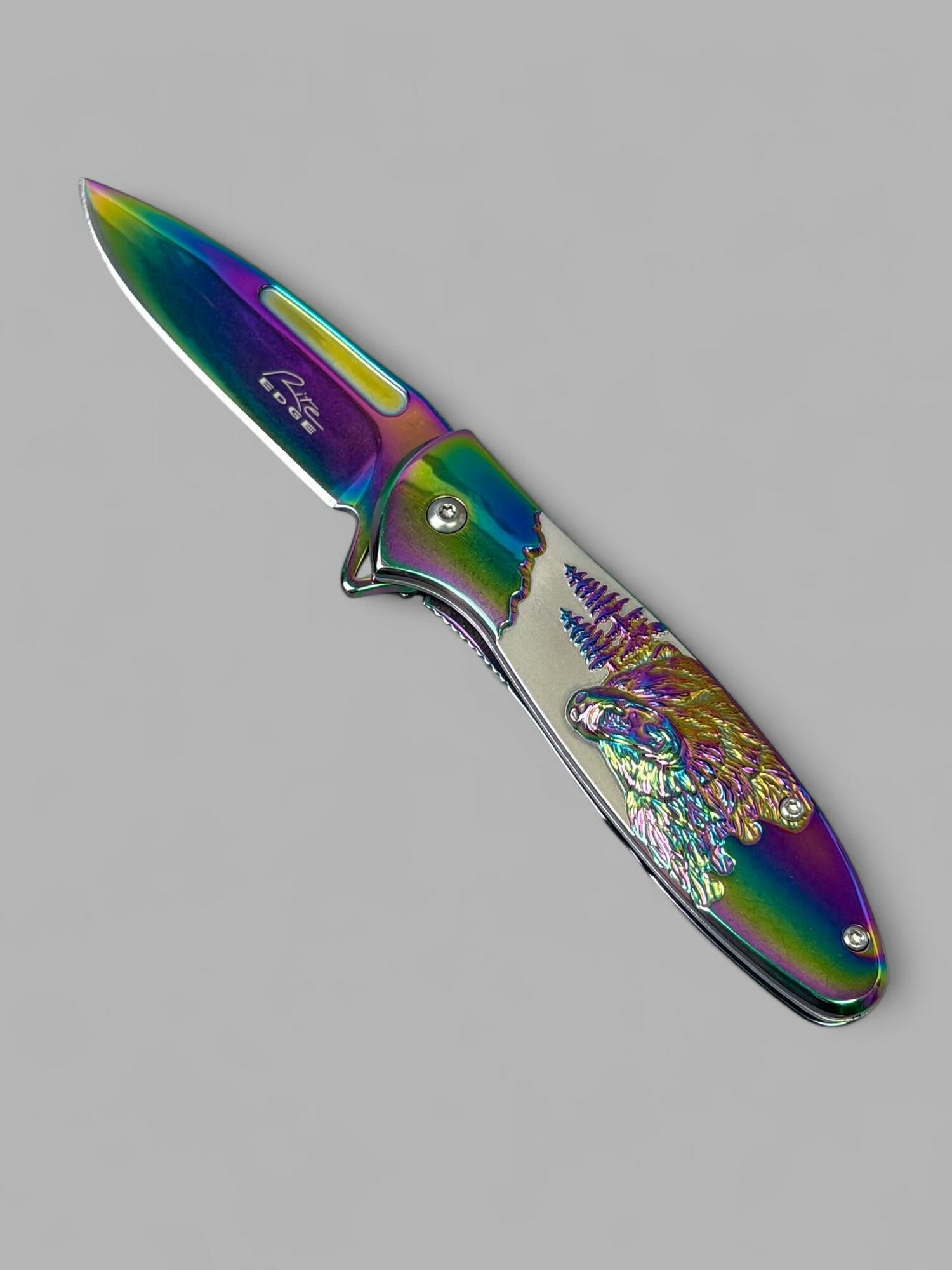 Складной нож Медведь хамелеон 20 см