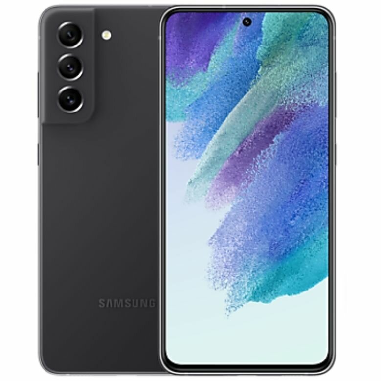 6,4" Смартфон Samsung Galaxy S21 FE 6/128 ГБ (SM-G990BZADSKZ) черный - 8 x 2,84 ГГц, 2 SIM, Dynamic AMOLED 2X, 2340x1080, 12 Мпикс, 5G (LTE), 4500 мАч