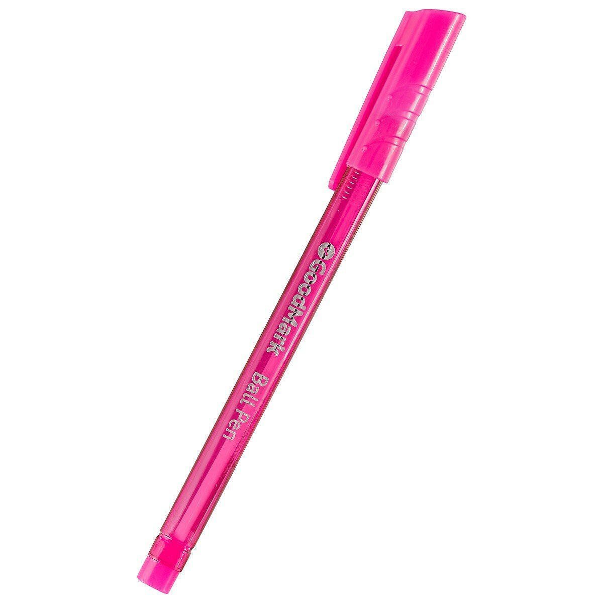 Ручка шариковая GoodMark, розовая