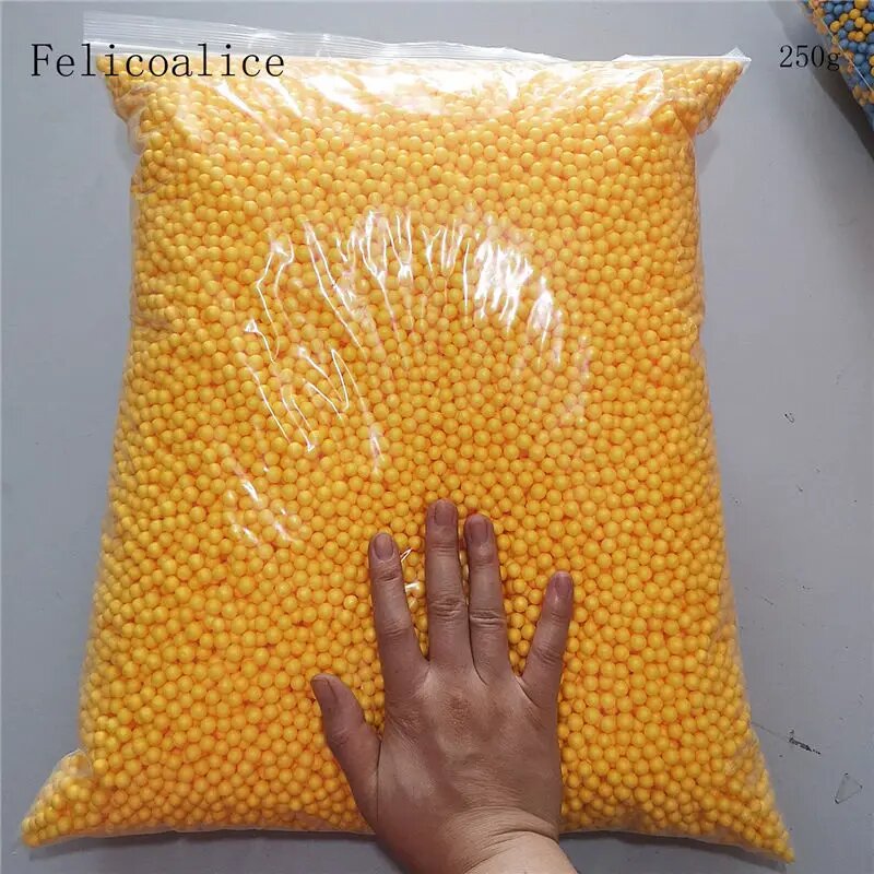 Радужные пенопластовые бусины Felicoalice 7-9 мм
