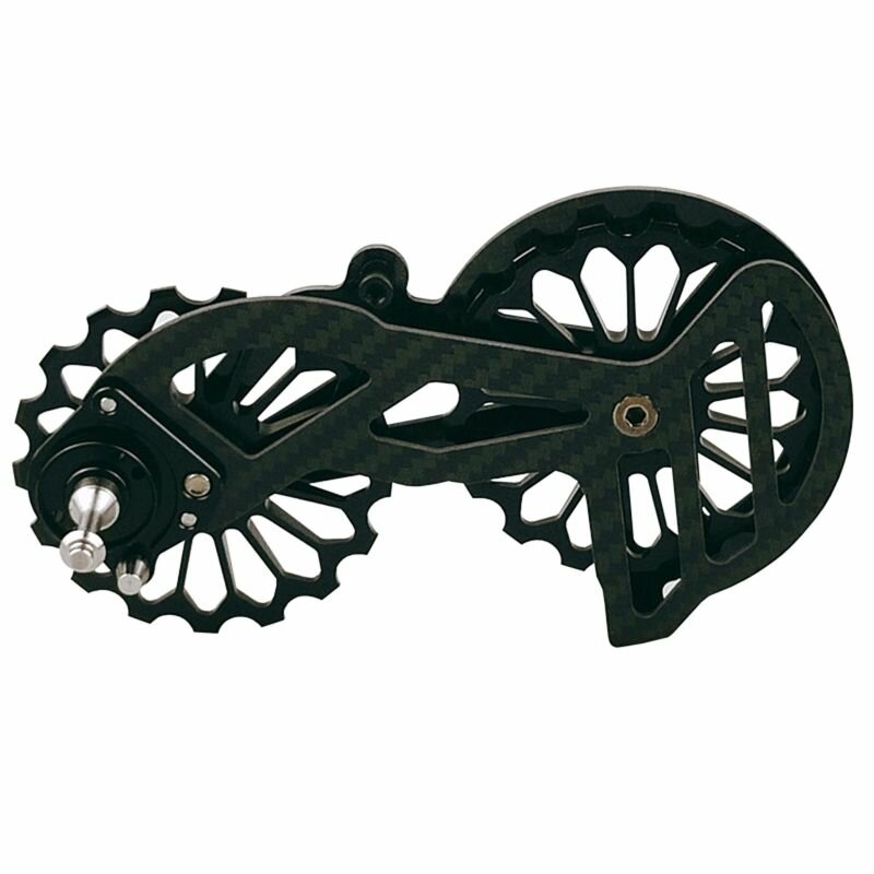 Велосипед углеродного волокна направляющие колеса-SD5 черный