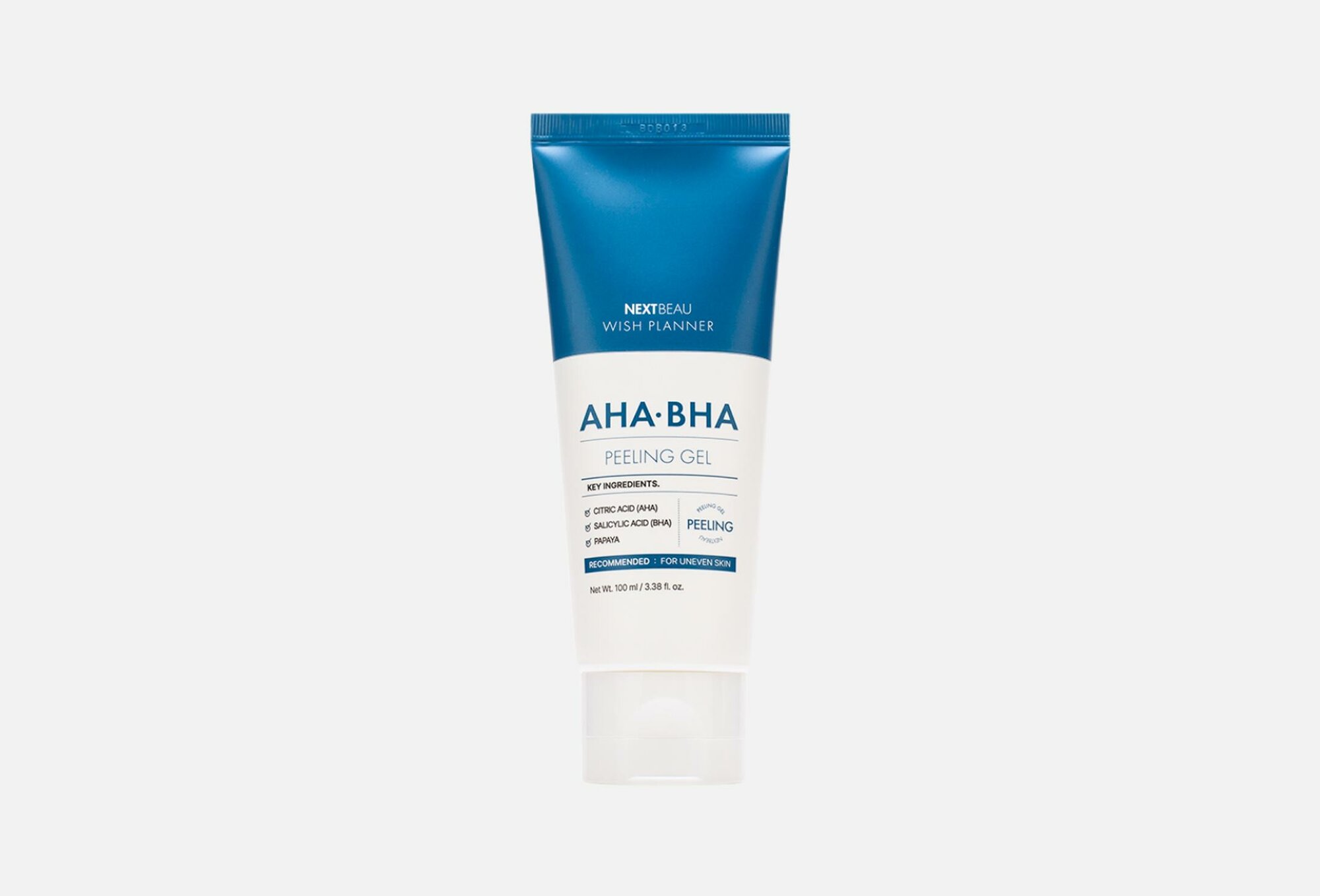 Отшелушивающий пилинг-гель с AHA/BHA кислотами для проблемной кожи NEXTBEAU Wish Planner AHA/BHA Peeling Gel 100 мл