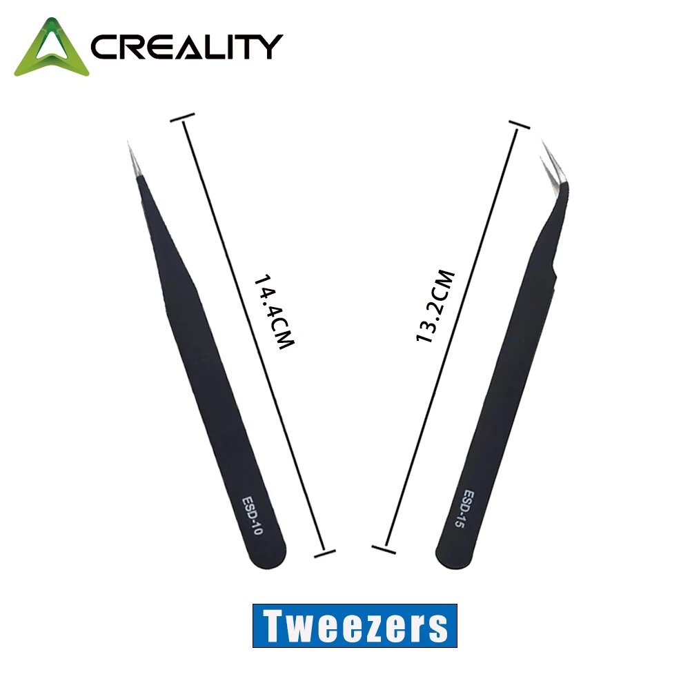 Creality Пинцеты для 3D-принтера, 14.4см/13.2см, Цвет: tweezers Kit