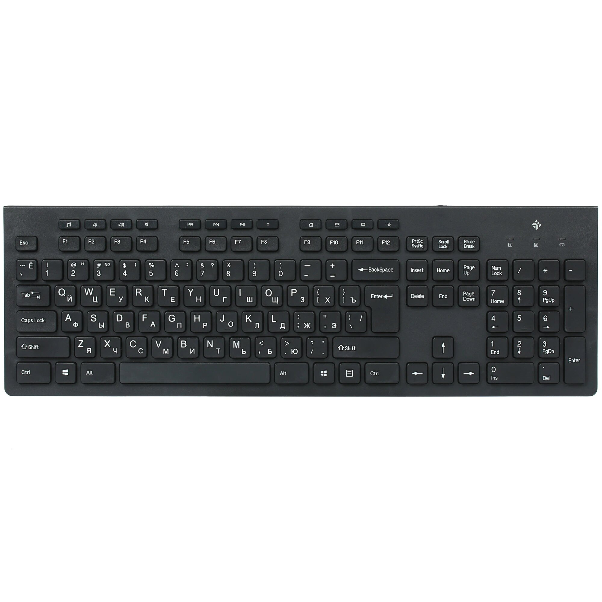 KA180G / Клавиатура беспроводная DEXP KW-3001BU [KA180G] [мембранная, клавиш - 116, радиоканал, черн
