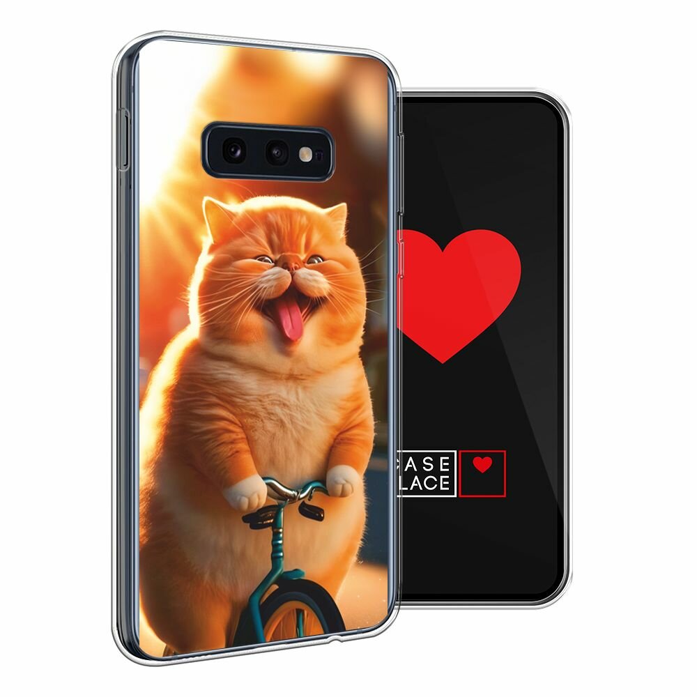 Чехол на Samsung Galaxy S10E / Самсунг Галакси S10E с принтом "Кот на велике" — фото 1