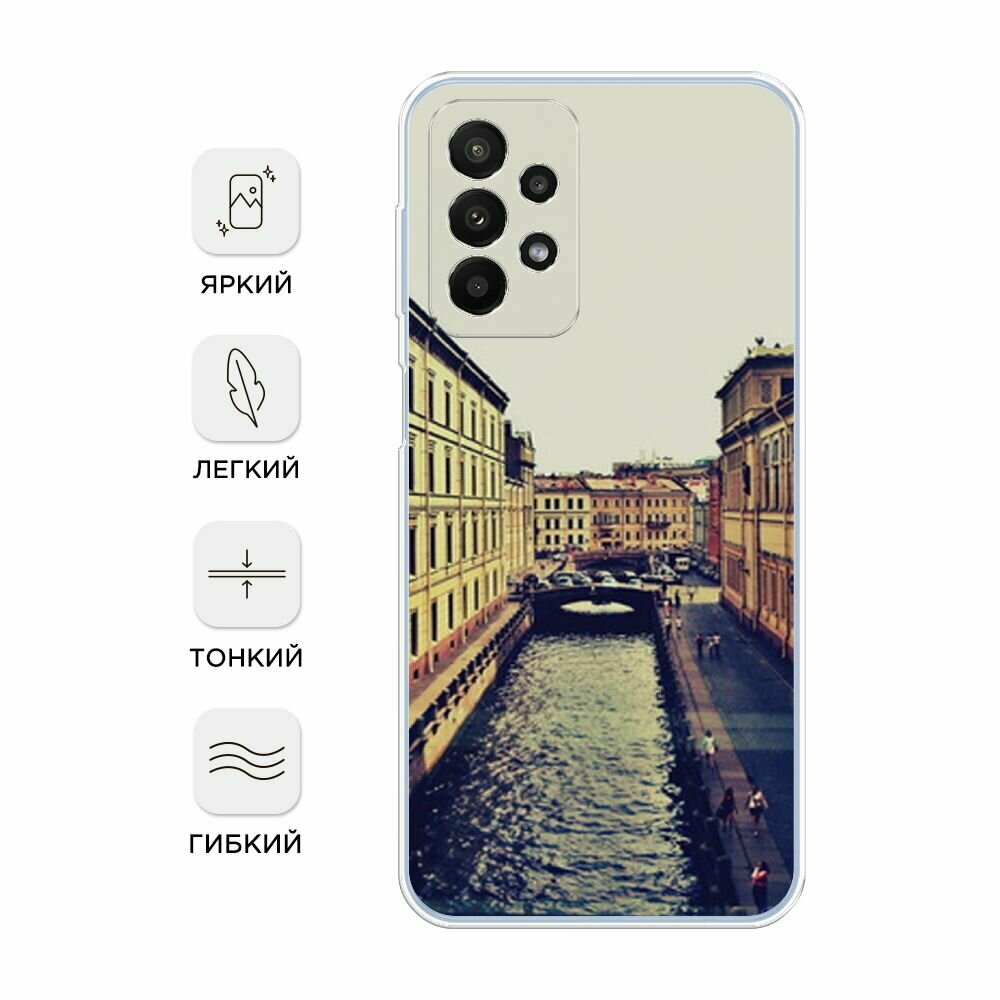 Чехол на Samsung Galaxy A23 / Самсунг Галакси А23 с принтом "Санкт-Петербург" — фото 1