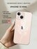Чехол на Apple iPhone 13 mini / Айфон 13 мини с принтом "Ветка с листочками и цв...