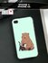 Чехол на Apple iPhone 4/4S / Айфон 4/4S с принтом "Медведь и кошка дружба"