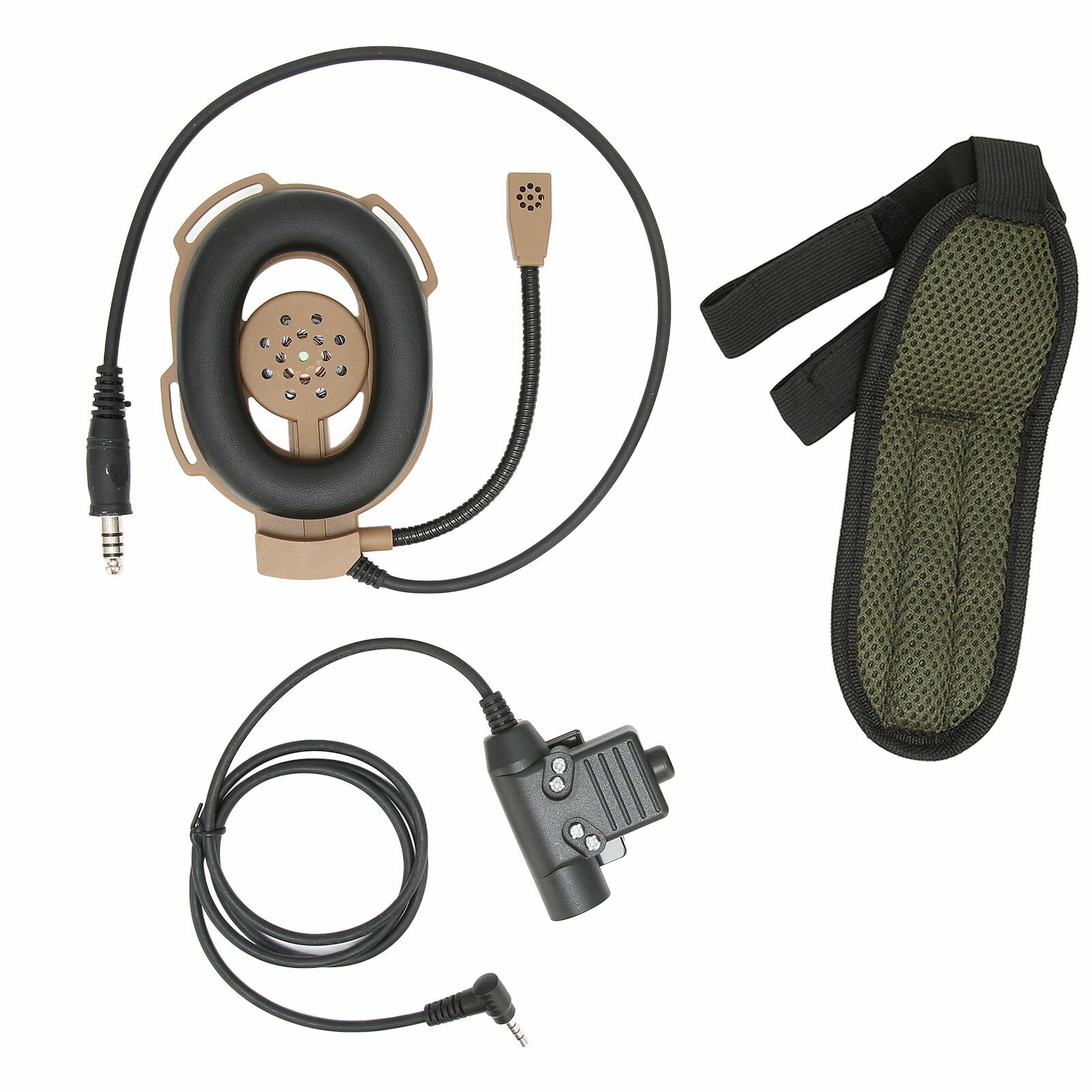 Военная гарнитура HD01 с U94 PTT для Yaesu VX-3R