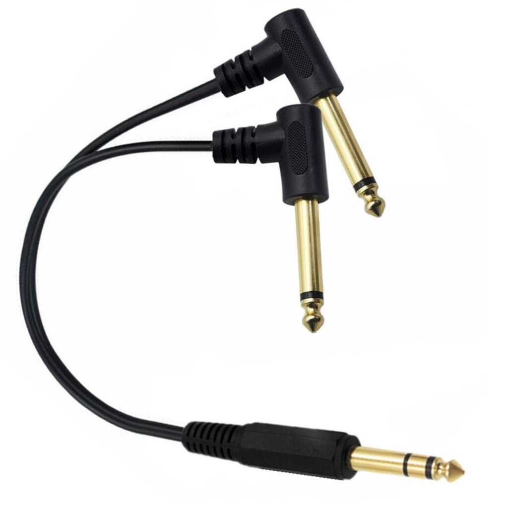 Аудиокабель 6,35 мм TRS stereo- 6,35 мм TS audio-0,3 м