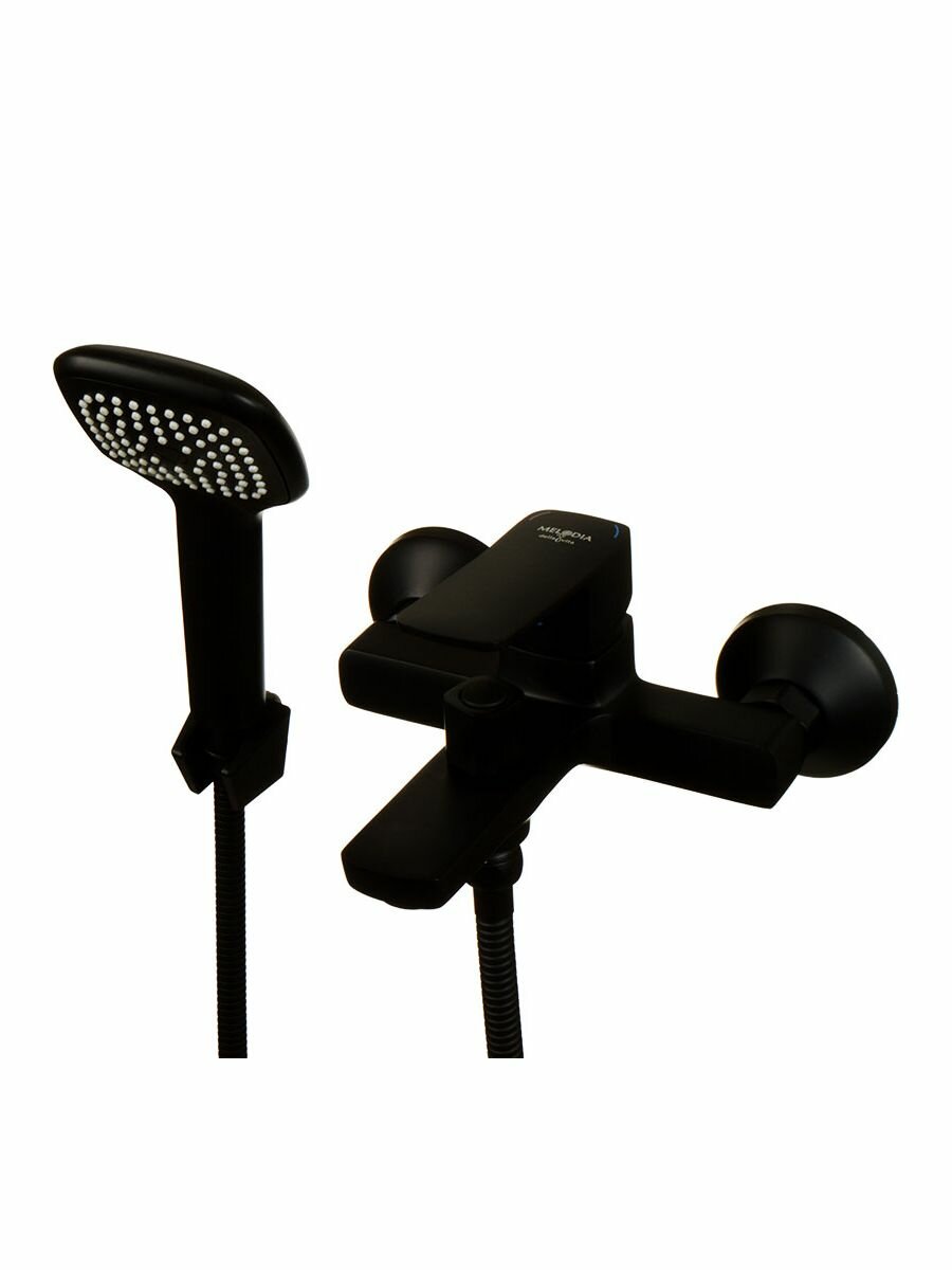 Melodia Della Vita Смеситель ванна MELODIA Etude картридж д.35мм короткий излив MDV30040bk с пов. аэратором 15 гр. черный