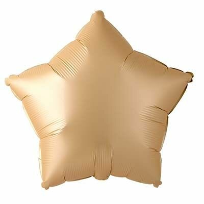 Воздушный шар GRABO "Звезда", без рисунка, Сатин Nude, 18 дюймов
