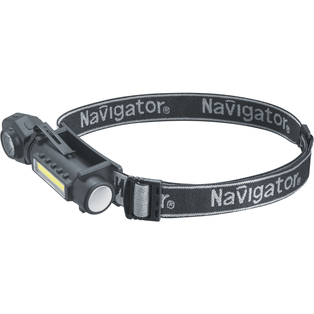 Navigator NPT-CP34-ACCU 3 в 1 фонарь с 1 LED 3 Вт и 1 COB, аккумулятор Li-ion 3.7 В