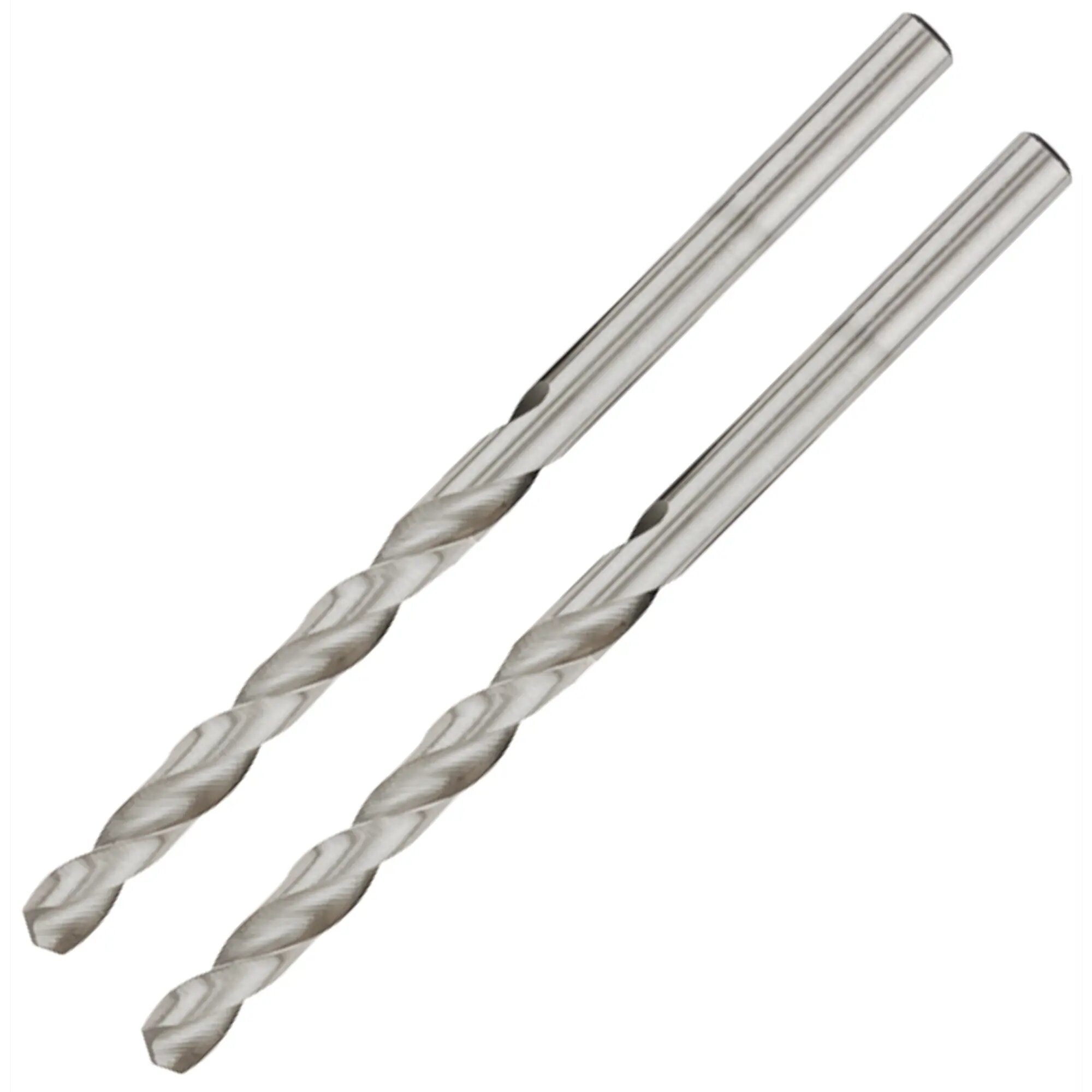 Kranz Сверло спиральное по металлу HSS стандарт 2x49 мм набор 2 шт для алюминия и стали