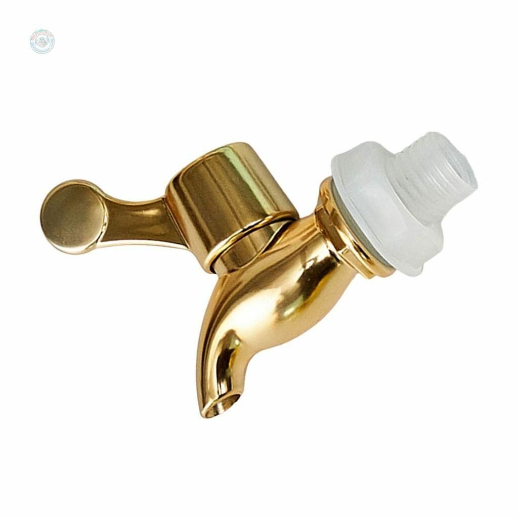 Золотой кран для винных бочек Barrels Tap, элегантный поворотный клапан для домашнего пивоварения, подарочный аксессуар для вечеринок и отелей