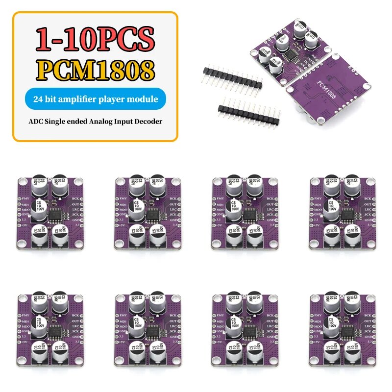Аудио Декодер PCM1808, 1Pcs