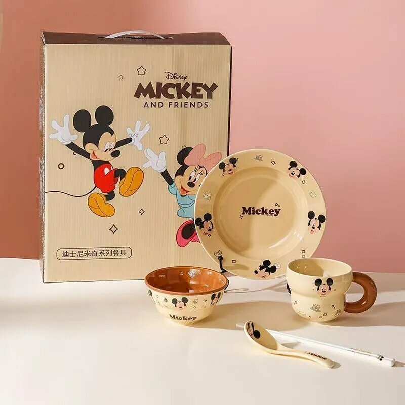 KNOW EASY-Disney Набор столовой посуды "Mickey&Friends" из 4 предм. количество персон: 1, MICKEY
