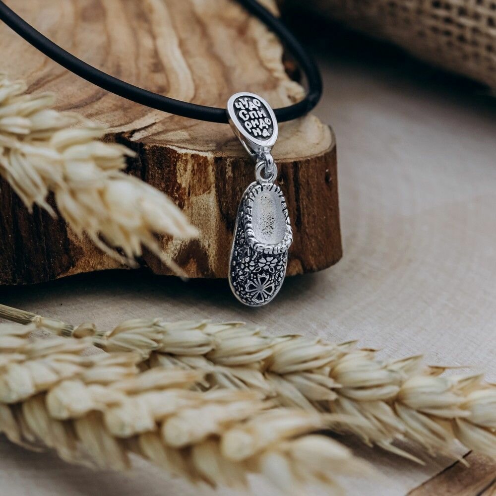 Подвеска, серебро, 925 проба, чернение, фианит