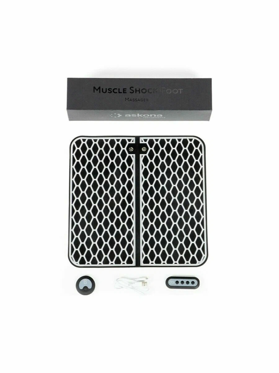EMS массажер для ног Askona Performance Muscle Shock Foot с пультом