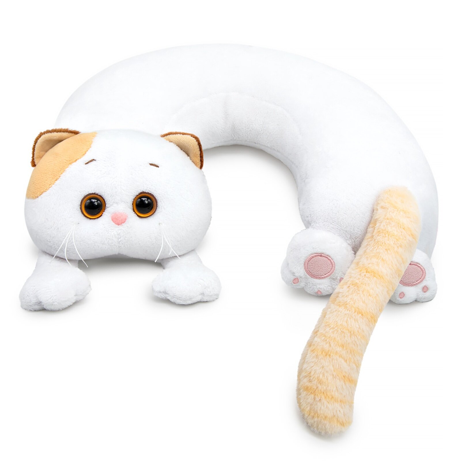 Мягкая игрушка-подушка Басик и Ко «Кошечка Ли-Ли», 30 см, искусственный мех