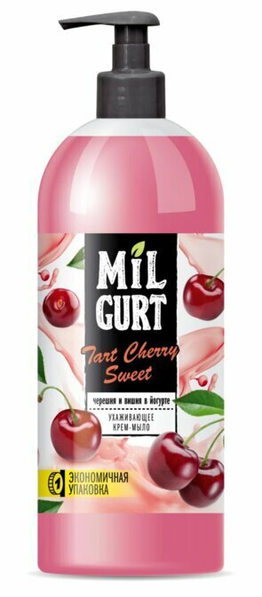 Мыло-крем жидкое Milgurt Вишня и черешня 860 мл