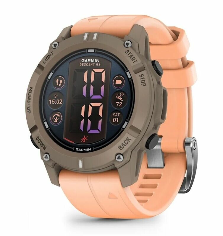 Умные часы Garmin Descent G2 Paloma with Shell Pink Band 010-02986-23