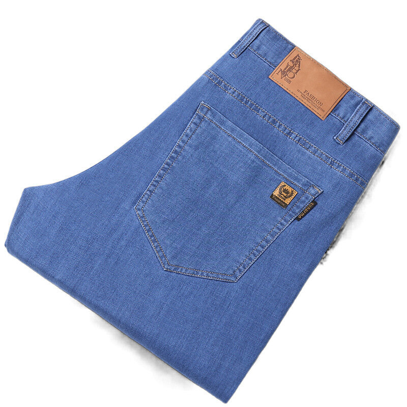 Слим тапер KLQ Круто Весенне-осенние KLQ мужские широкие прямой крой деловые костюмы для пап пиджаки повседневные брюки, Размер_40