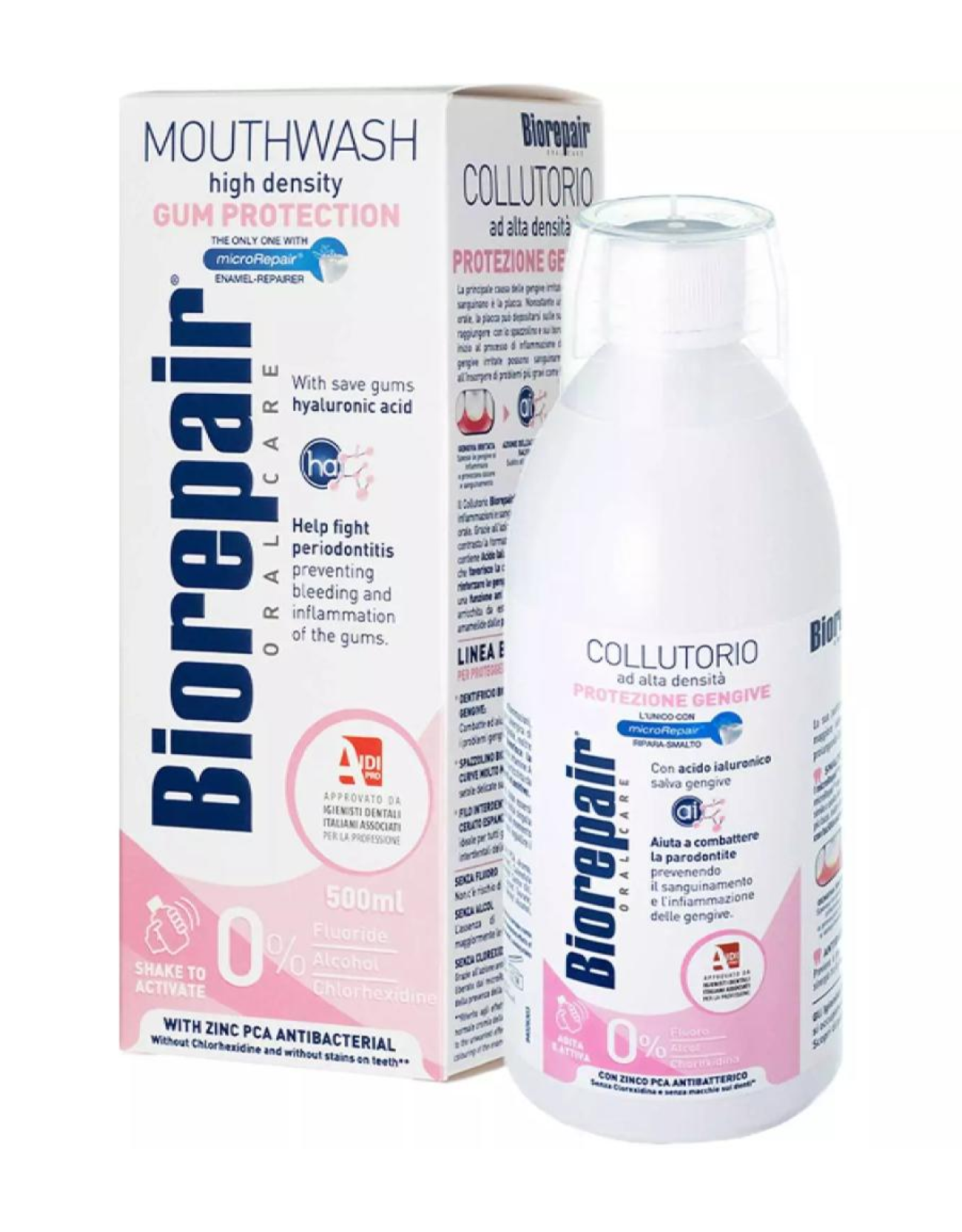 Biorepair Ополаскиватель Mouthwash Gum Protection уход за деснами 500мл