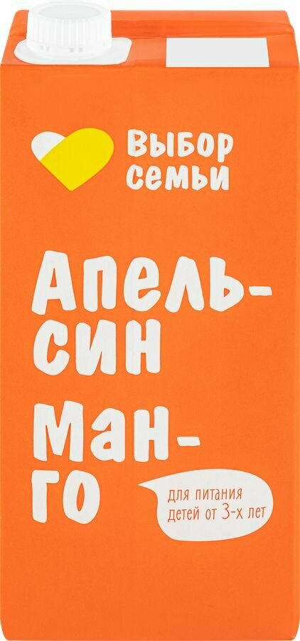 Нектар выбор семьи Апельсин, манго, 0.95л