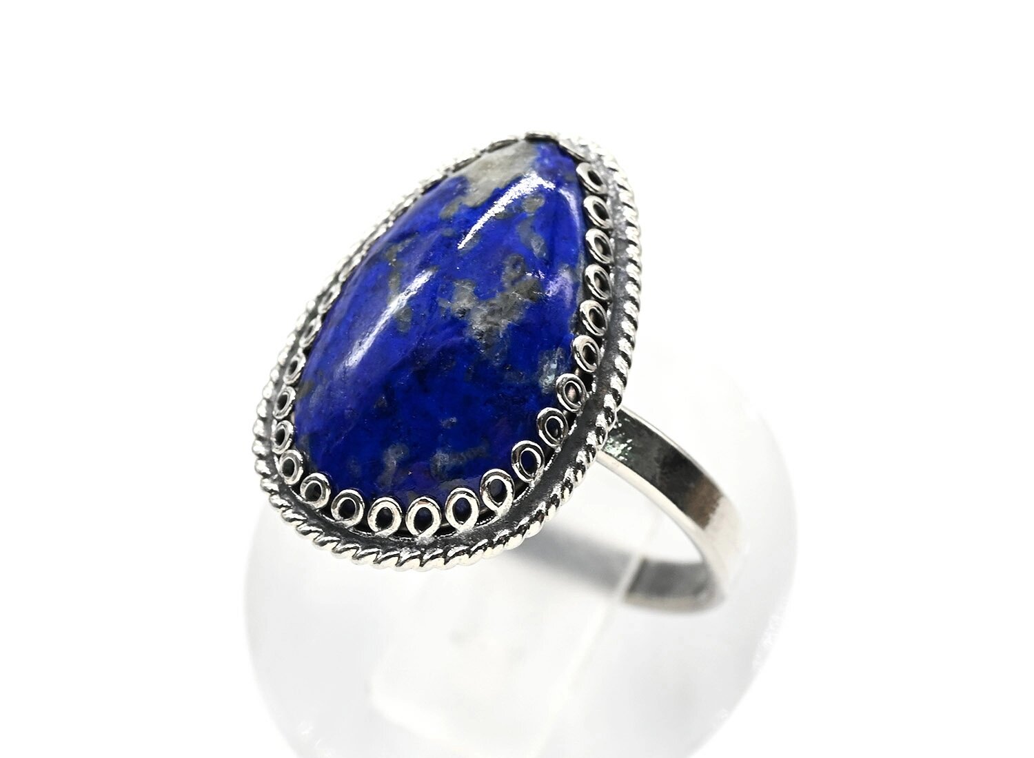 Кольцо, лазурит