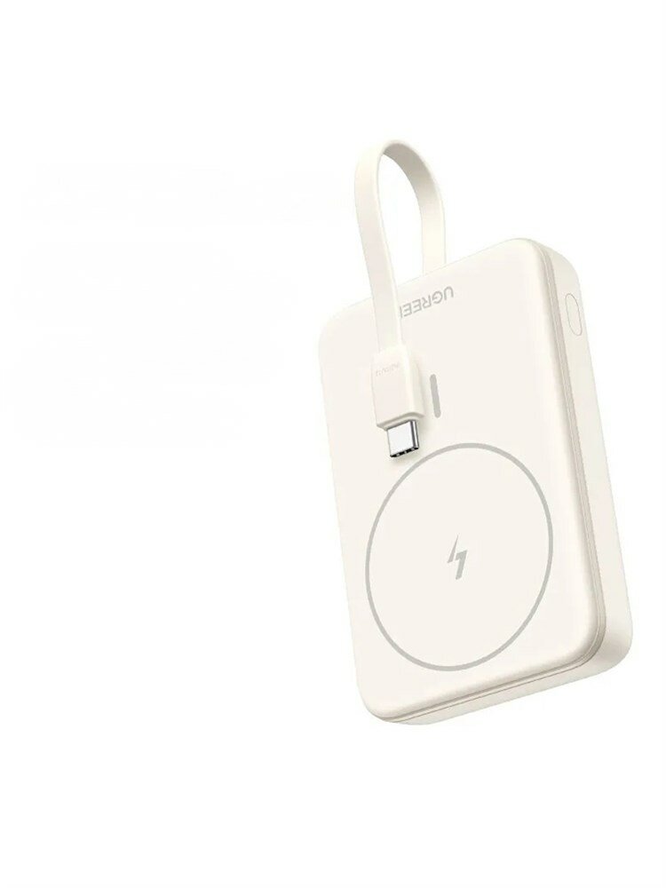 UGREEN Внешний аккумулятор MagSafe Ugreen Nexode 10000mAh 20w PB760 35341B с кабелем C+C Белый