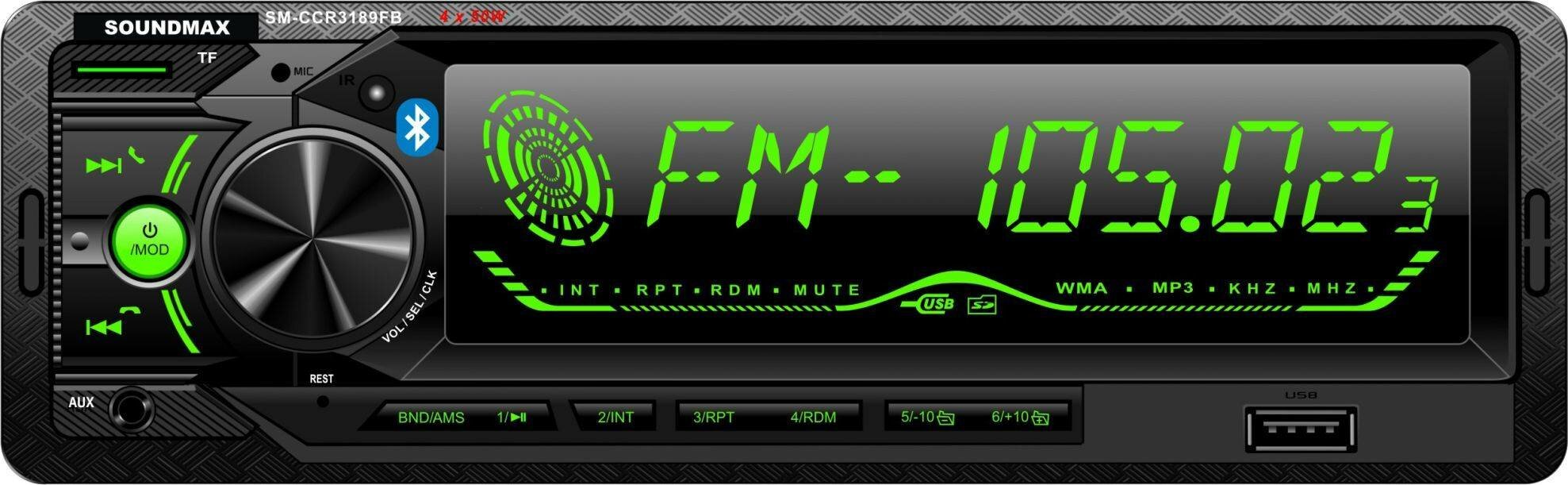 Автомагнитола SM-CCR3189FB G