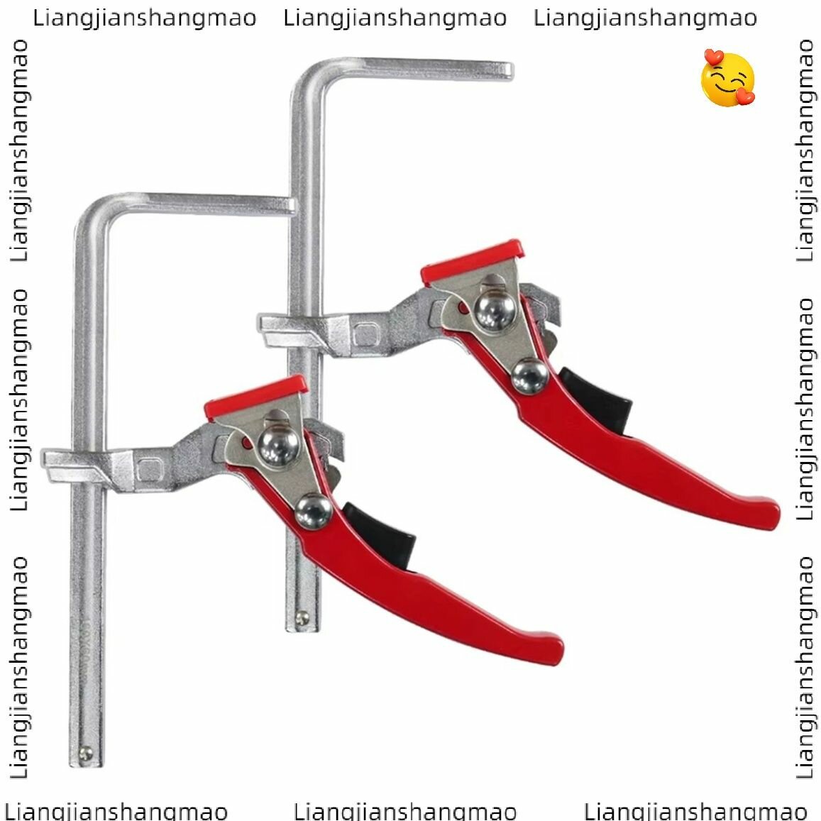Бестселлер 2024: струбцина с храповым механизмом для пильных направляющих, 2 штуки в комплекте
