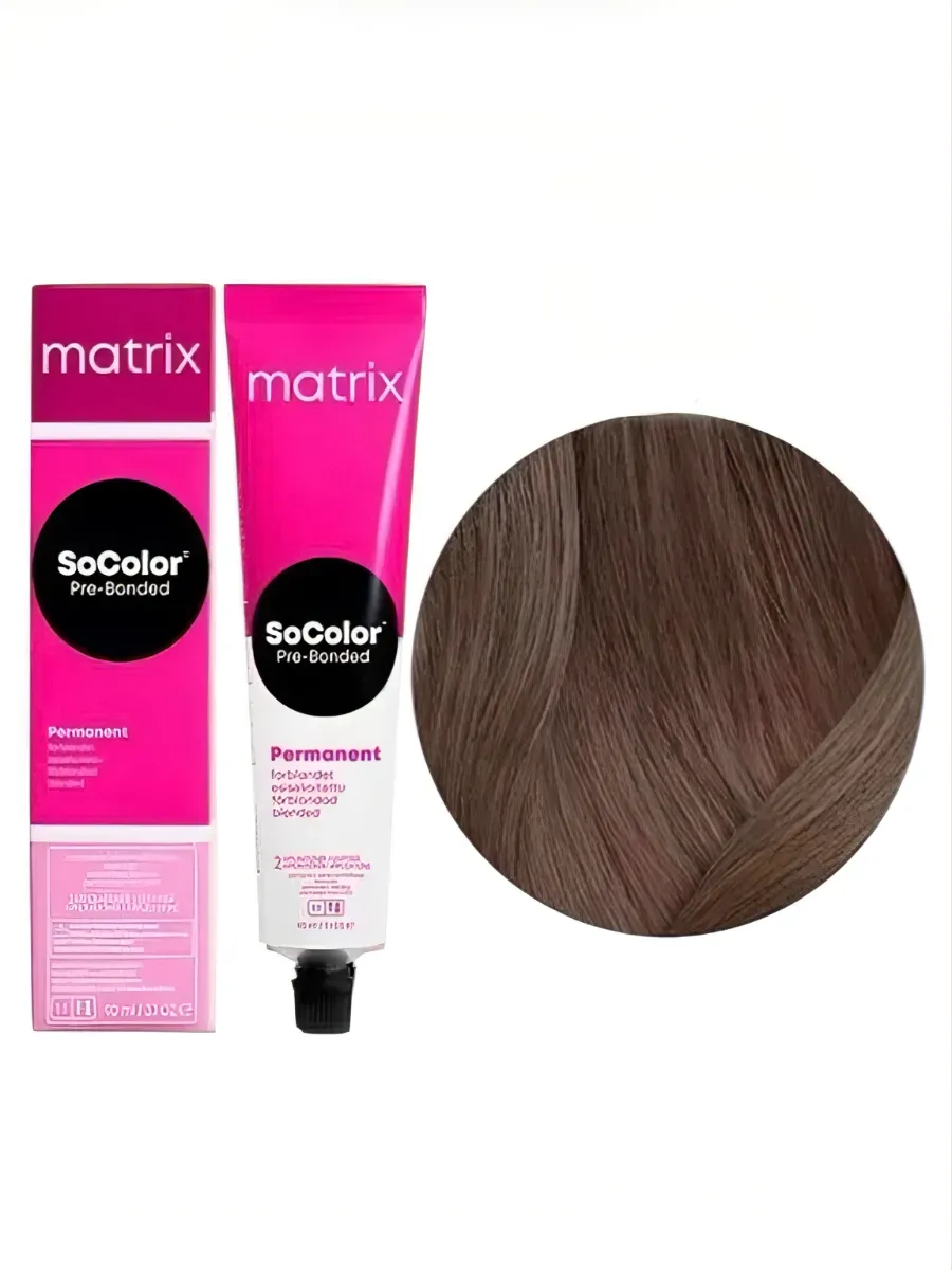 Краска для волос Matrix SoColor Pre-Bonded, Перманентная с бондером, 5AV (5.12)