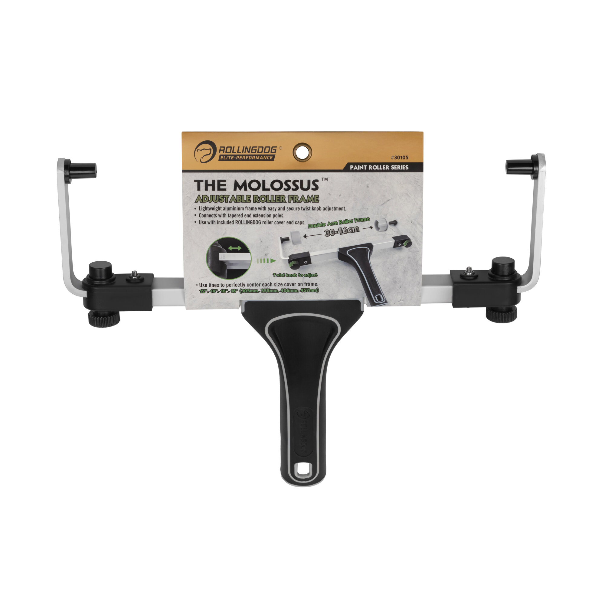 Бюгель регулируемый Rollingdog 30-46см, конус, серия Elite, арт.30105