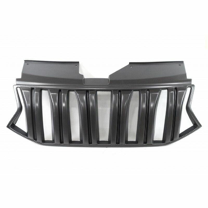 Облицовка радиатора УАЗ Патриот с 2015 (Прадо) Карбон