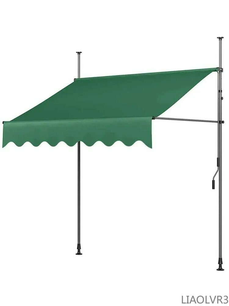 Складной и выдвижной Маркиза локтевая, Локтевой тент для террас и балконов, 2/2,5/3/3,5/4x1,2 м (ширина x выдвижение)