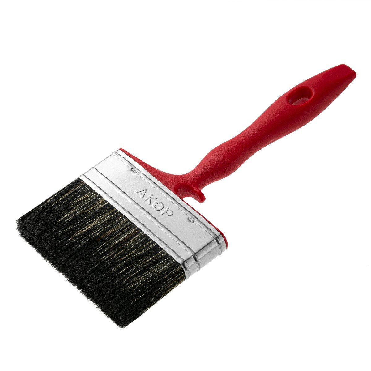 Кисть плоская для водных красок Акор Мастер, смешанная щетина, пластиковая ручка, 100 x 17 мм