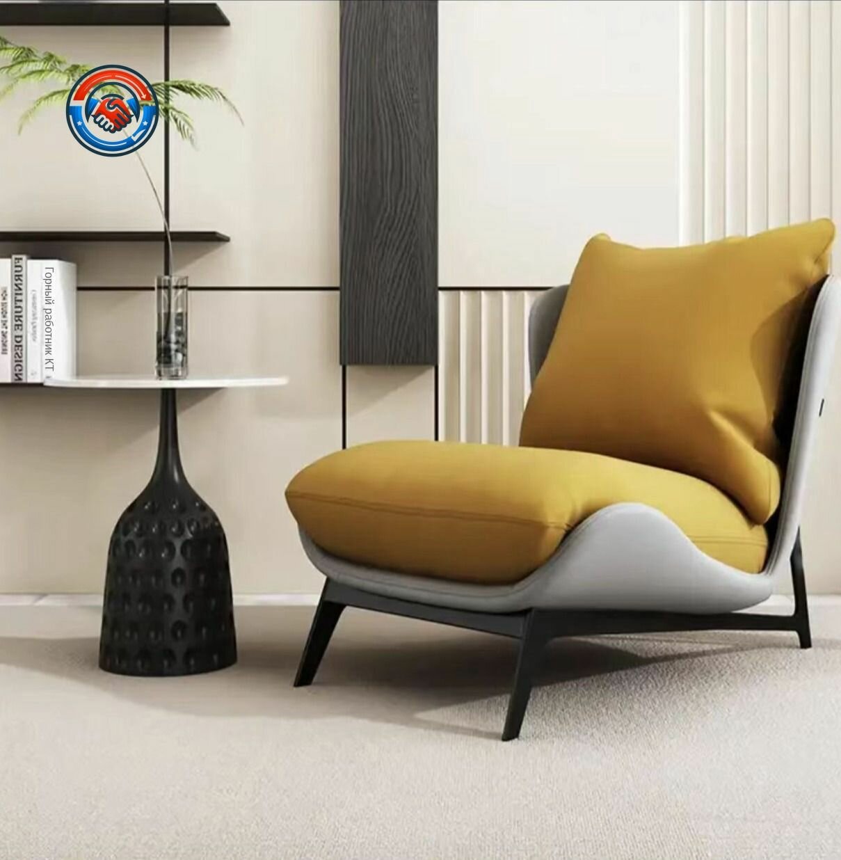 Кресло одноместное, итальянский минимализм стильное домашнее кресло для спальни, гостиной и холла, модный износостойкий дизайн и тонкое мастерство изготовления