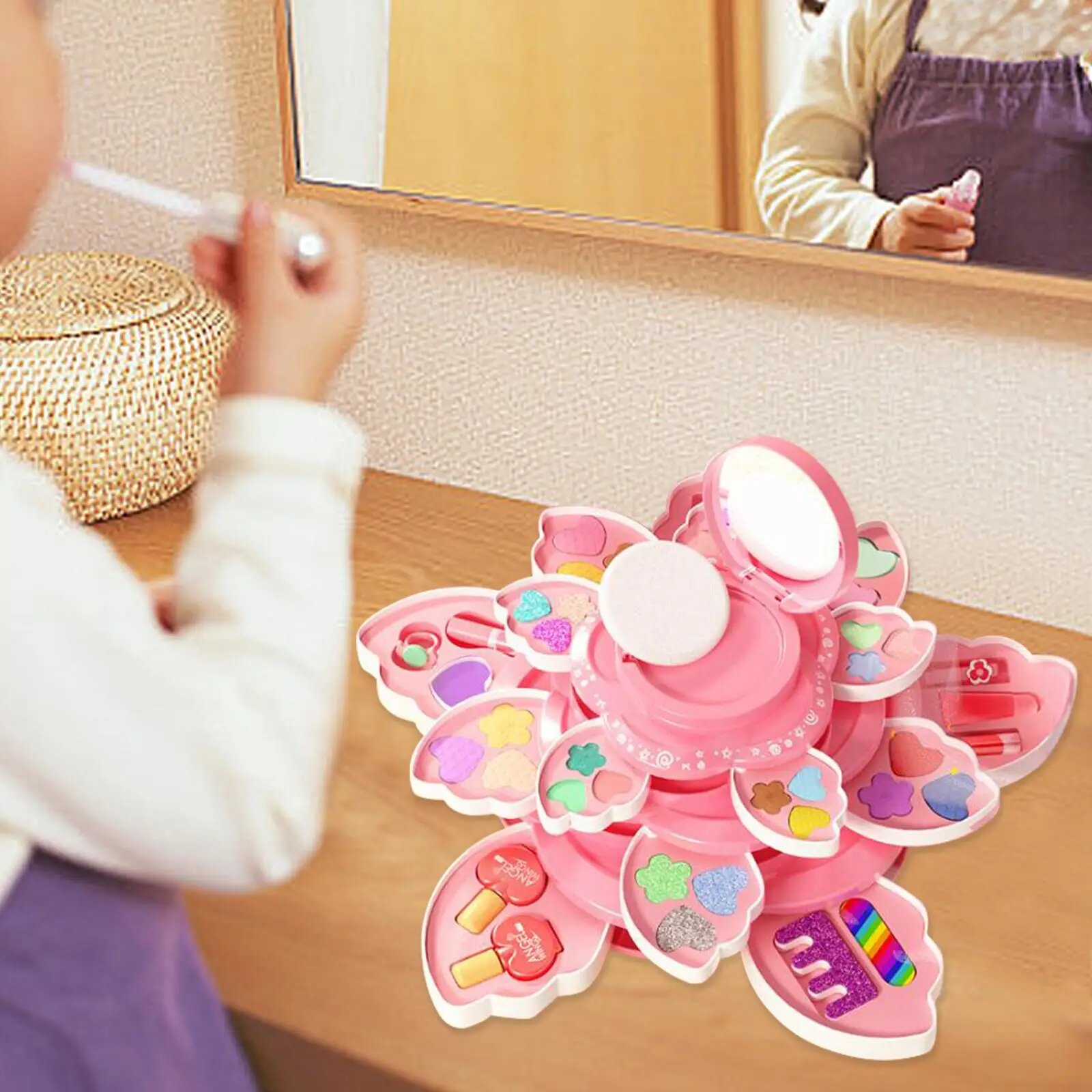 Ролевые наборы для макияжа Pretend Play Makeup Toy Set 4 layer