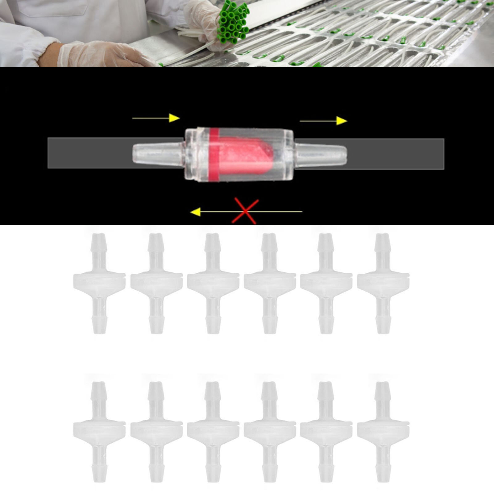 Пластиковый запорный клапан для воды, обратный клапан, обратный клапан пагоды