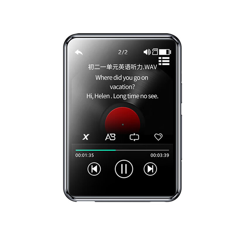 MP3/MP4 плеер унисекс AIGO 5795394, портативный музыкальный проигрыватель, поддерживает MP3/MP4, проигрыватель аудио/видео